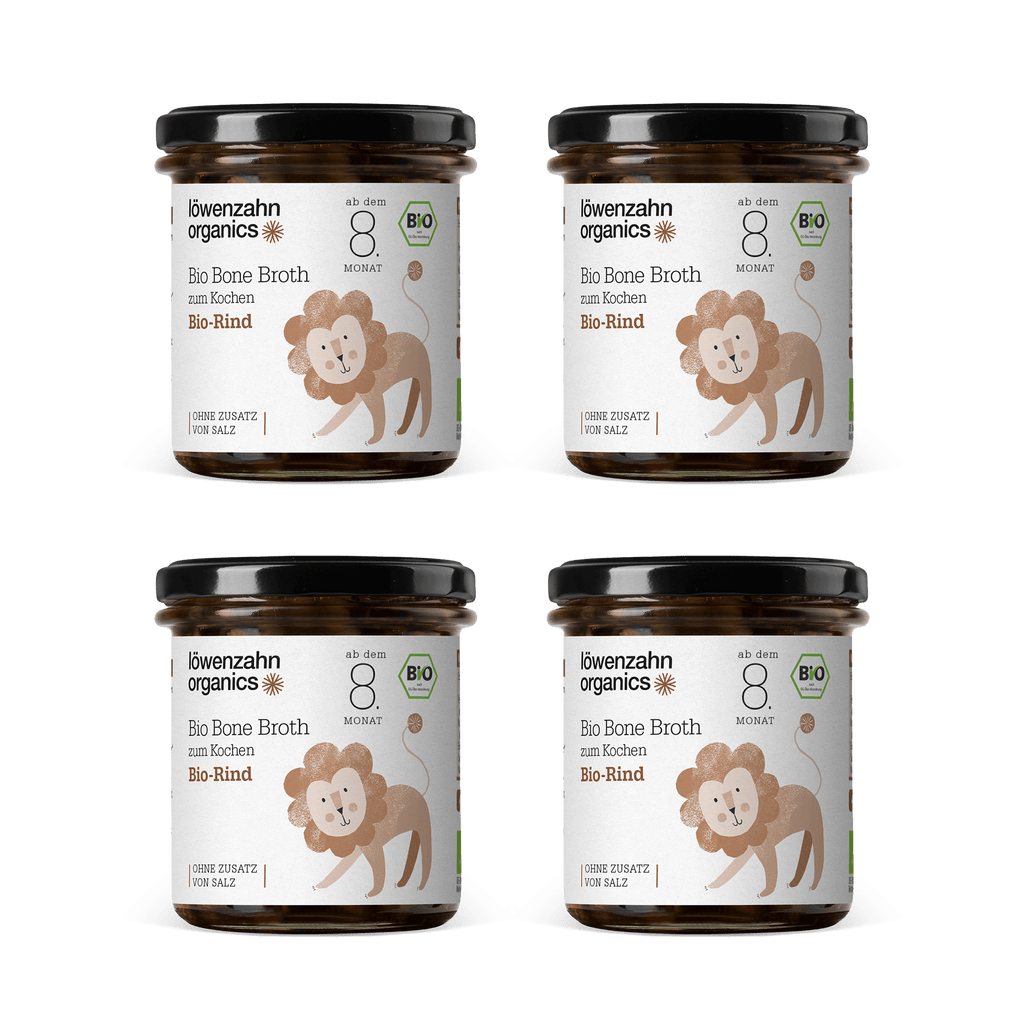 4er Vorteilspack: Bio Bone Broth Bio-Rind